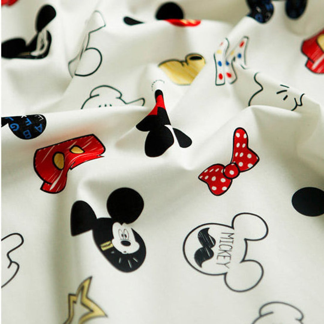 Disney Cotton Fabric Character Fabric by the Yard 44" Wide SG Mickey ...