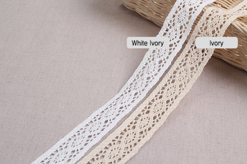 2yds Broderie Anglaise Vintge Wedding Ribbon Cotton Lace - Etsy