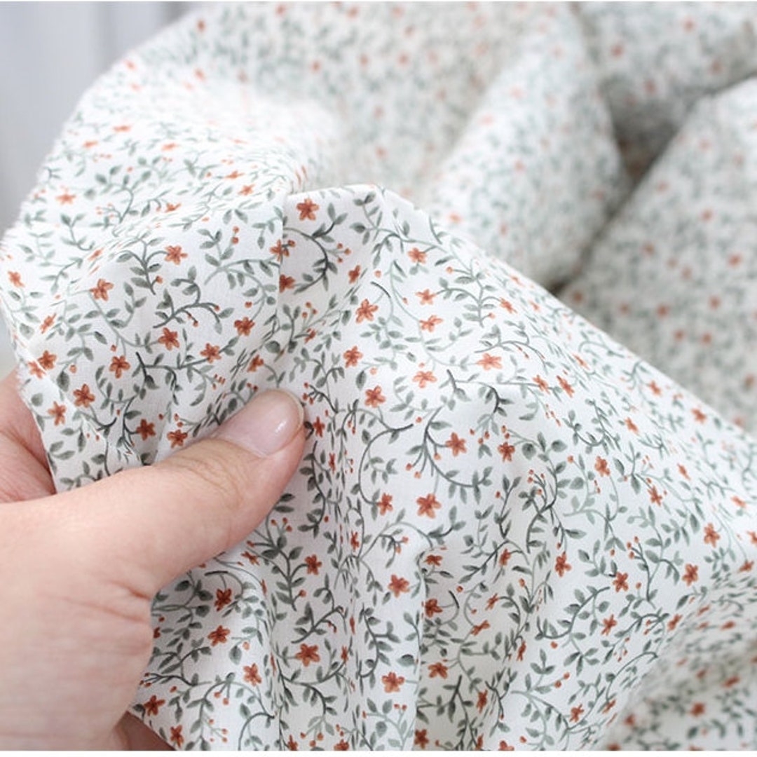 Premium Quality Cotton Asa Fabric Vintage Flower by the Yard 60" Wide ...