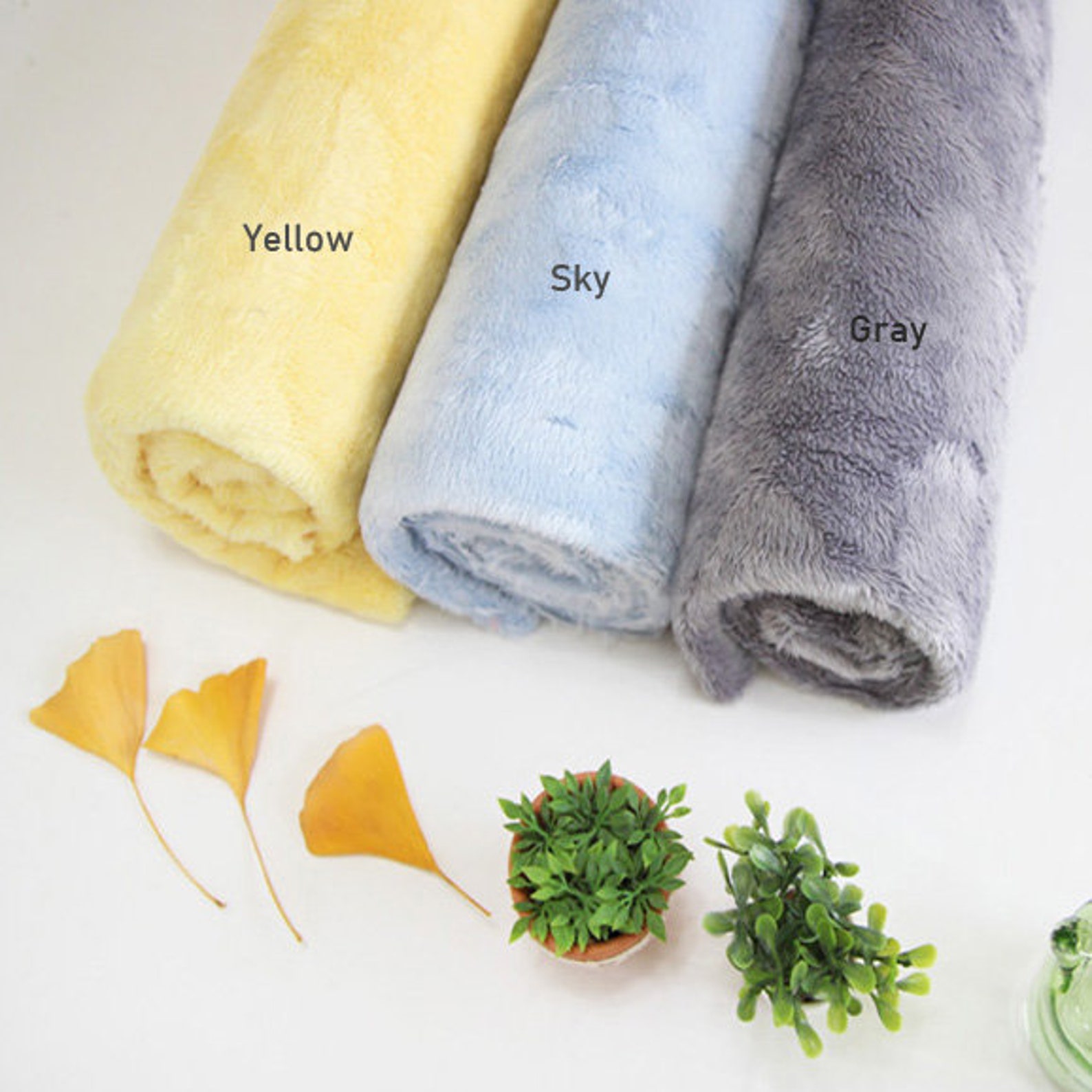 Premium Quality Smooth Minky Solid Fabric by the Yard Faux Fur - Etsy