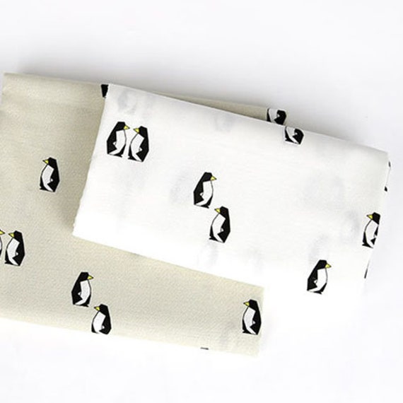 Cotton Fabric Penguin Fabric by the Yard 44 Wide SY | Etsy