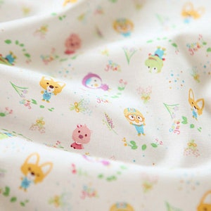 Cotton Fabric Character Fabric by the Yard 44 Wide SG | Etsy