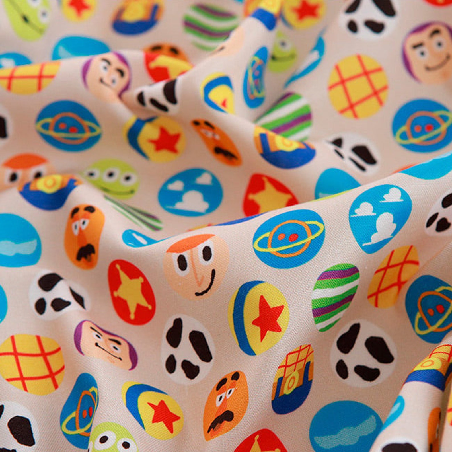 Disney Cotton Fabric Schreiner Calender Character Fabric by - Etsy