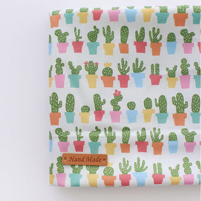 Cactus Pattern Digital Print 100% Cotton Fabric - Etsy