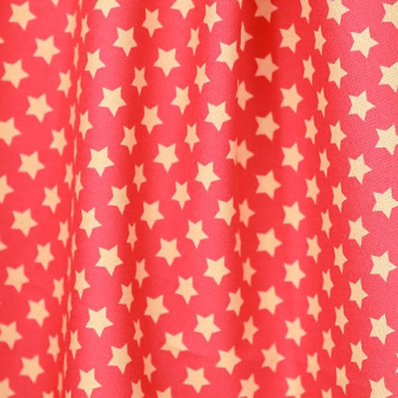 Cotton Fabric by the Yard Star Pattern Fabric 44 Wide SY | Etsy