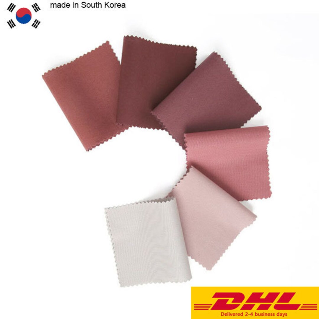 Combed Cotton Fabric Solid Fabric by the Yard 44