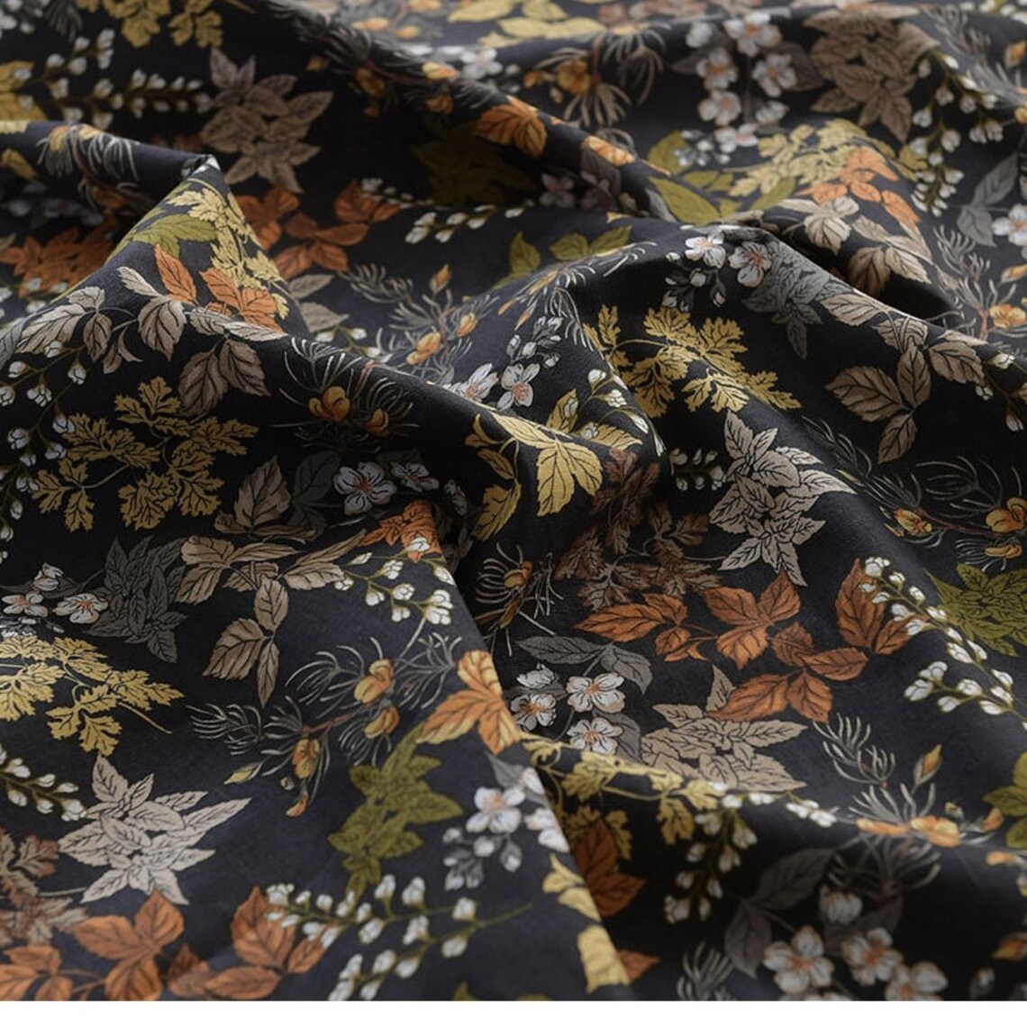 Premium Quality Cotton Fabric by the Yard Flower Fabric - Etsy