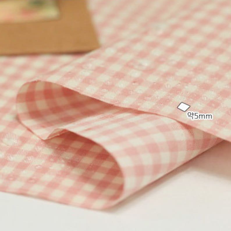 Premium Quality Laminated Cotton Fabric by the Yard Check - Etsy