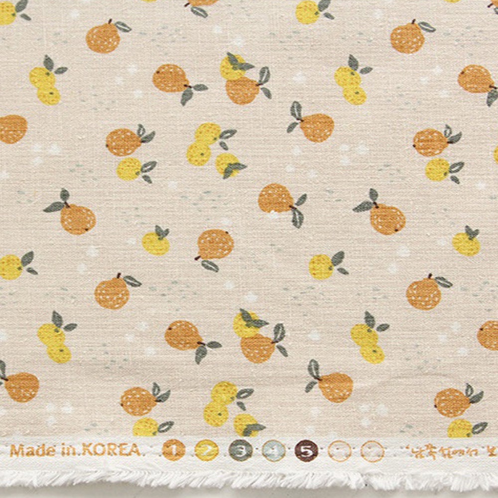 Citrus Pattern Cotton Fabric Citrus Fabric by the Yard 44" Wide Cozy ...