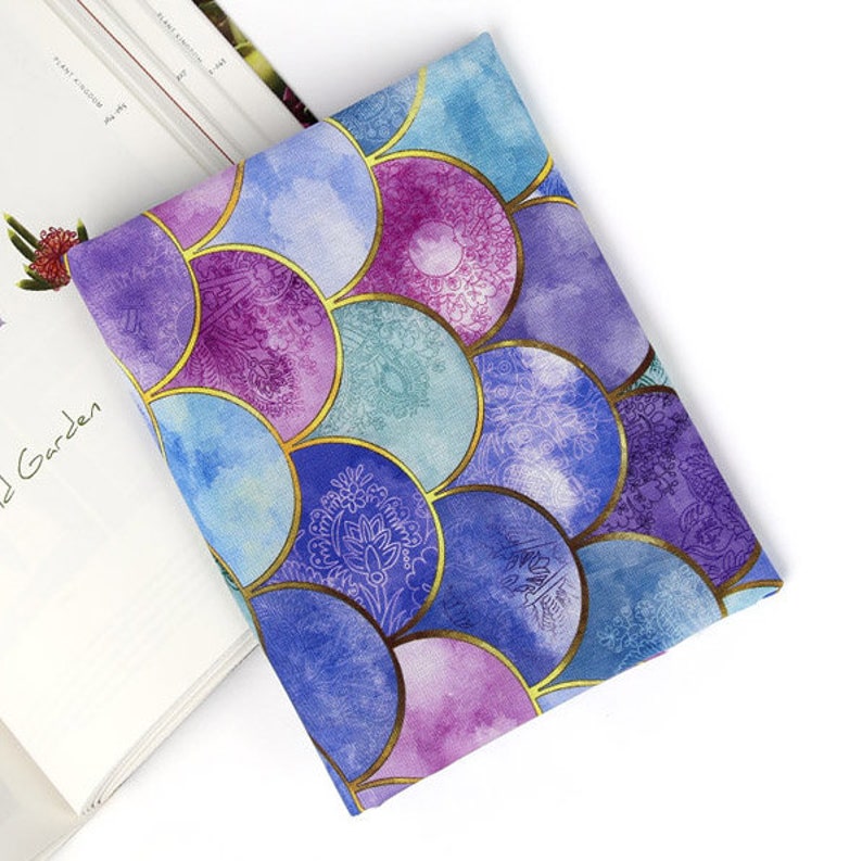 Cotton Fabric Scales Fabric by the Yard 44" Wide SY Scale - Etsy