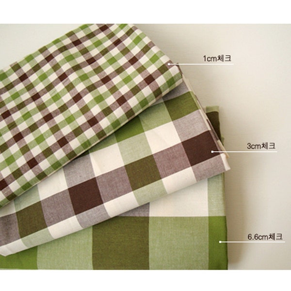 Brown Check Fabric - Etsy