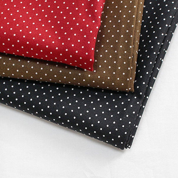 Cotton Fabric by the Yard Dot Fabric 44 Wide Cozy Cute | Etsy