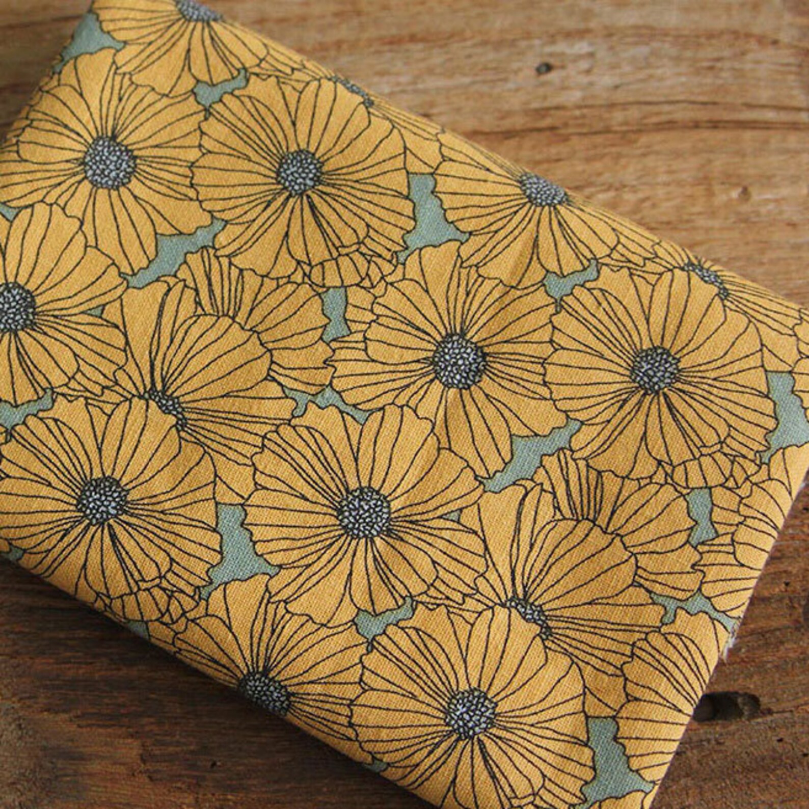 Cotton Fabric Poppy Flower by the Yard 44 Cozy Poppy - Etsy