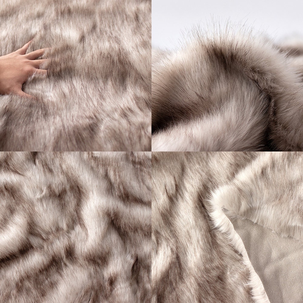 Long Pile Fabric by the Yard Faux Fur Fabric by the Yard | Etsy