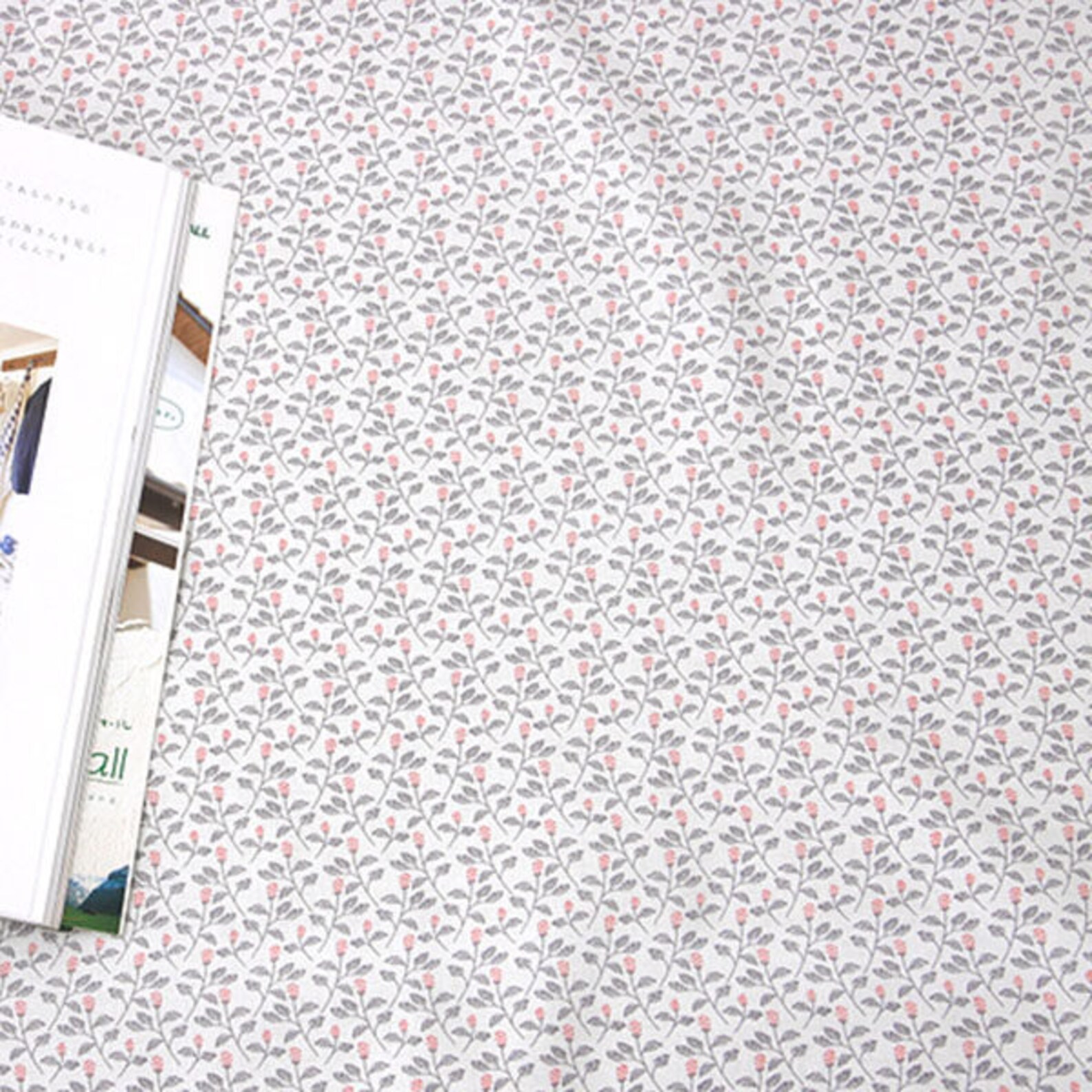 Cotton Fabric Flower Fabric by the Yard 44 Wide Cozy - Etsy