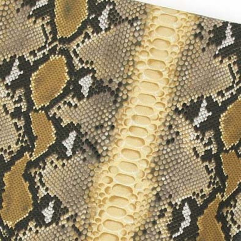Premium Quality Cotton Fabric Snake Skin Pattern Fabric by the | Etsy