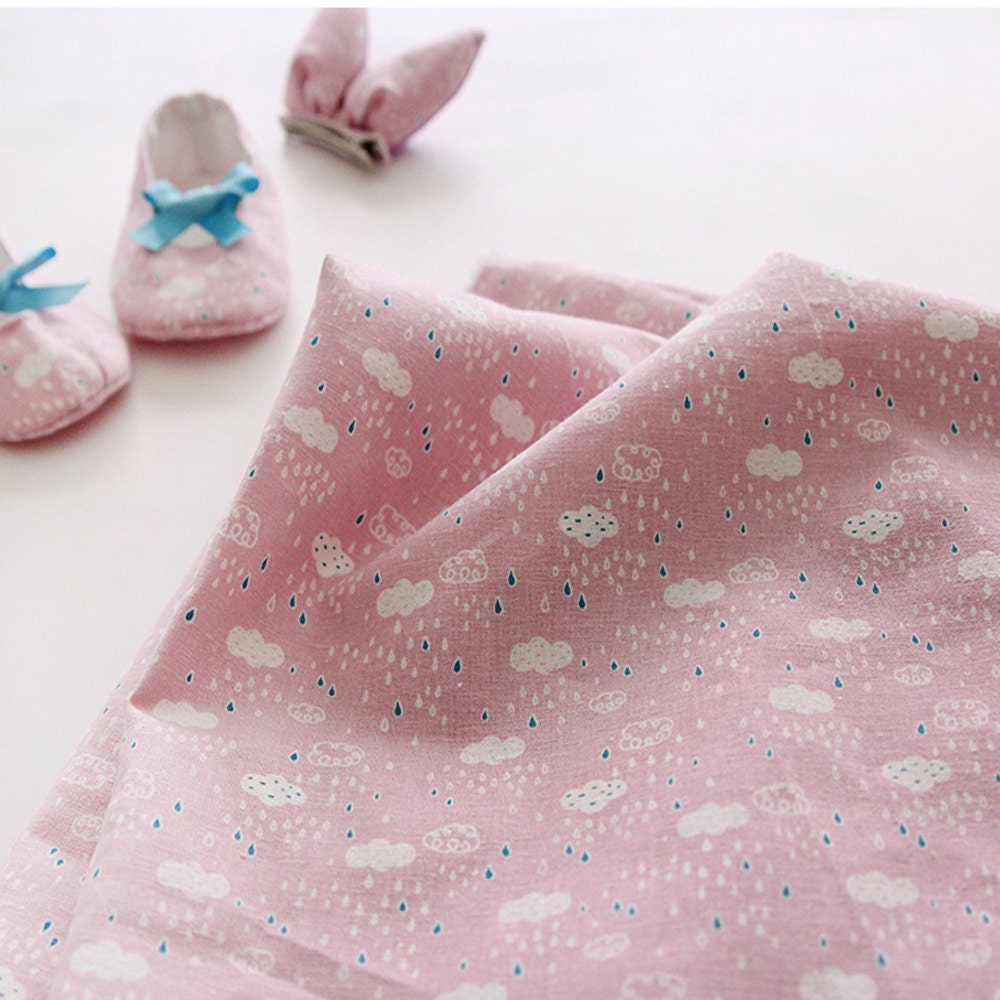 Cotton Fabric Rain Clouds Fabric by the Yard 44 Wide - Etsy