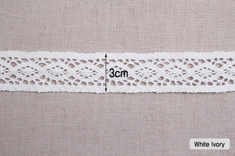 2yds Broderie Anglaise Vintge Wedding Ribbon Cotton Lace - Etsy