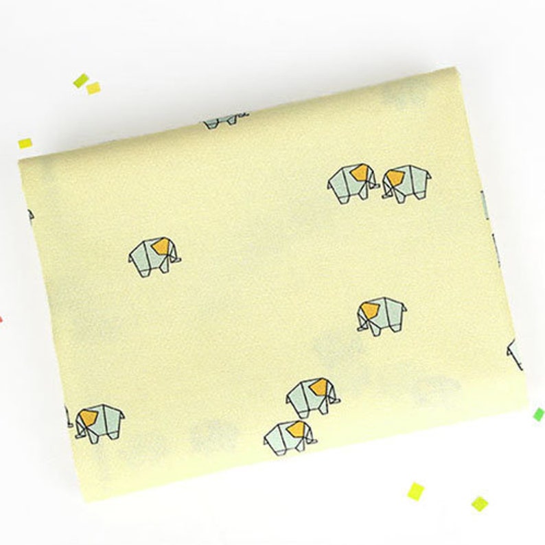 Cotton Fabric Elephant Fabric by the Yard 44 Wide SY | Etsy