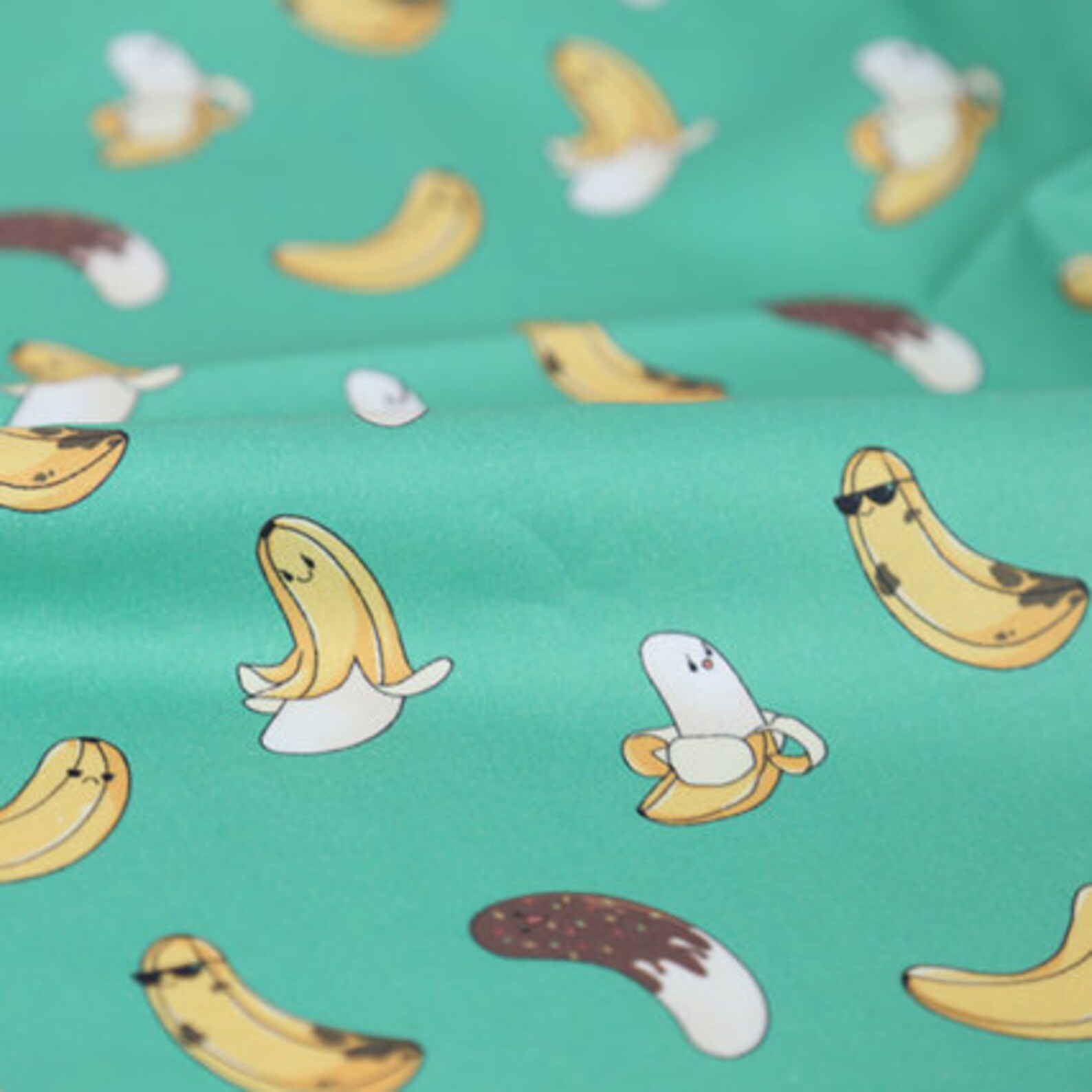 Cotton Fabric by the Yard Banana Fabric 44 Wide SY Dandy | Etsy