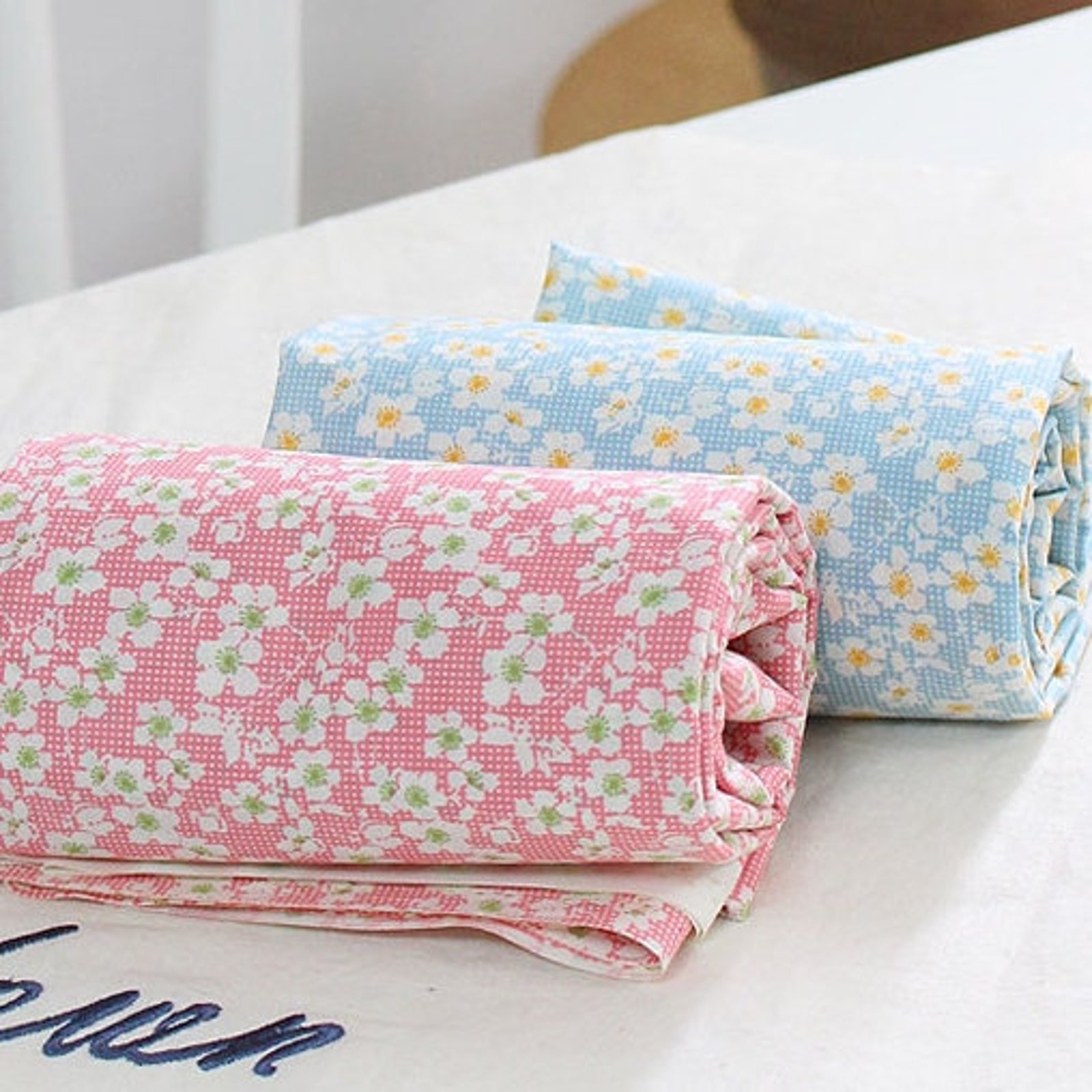 Premium Quality Asa Cotton Fabric by the Yard Vintage Flower 60" Wide ...
