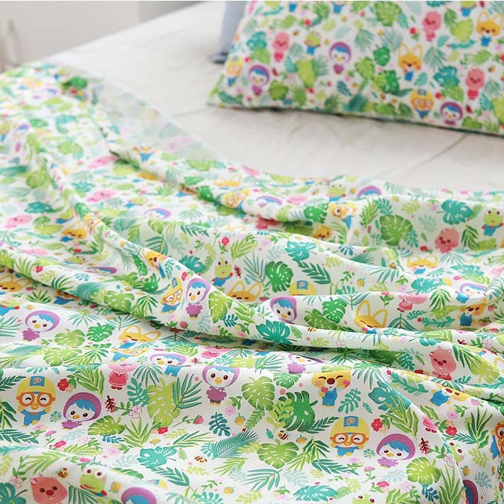 Rayon Fabric Character Fabric by the Yard 59" Wide SG Pororo ...