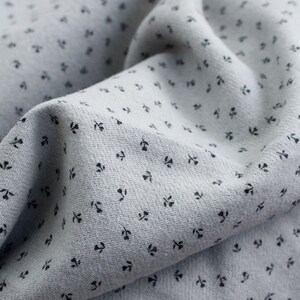 Cotton Fleece Fabric by the Yard Flower Fabric 58 Wide - Etsy