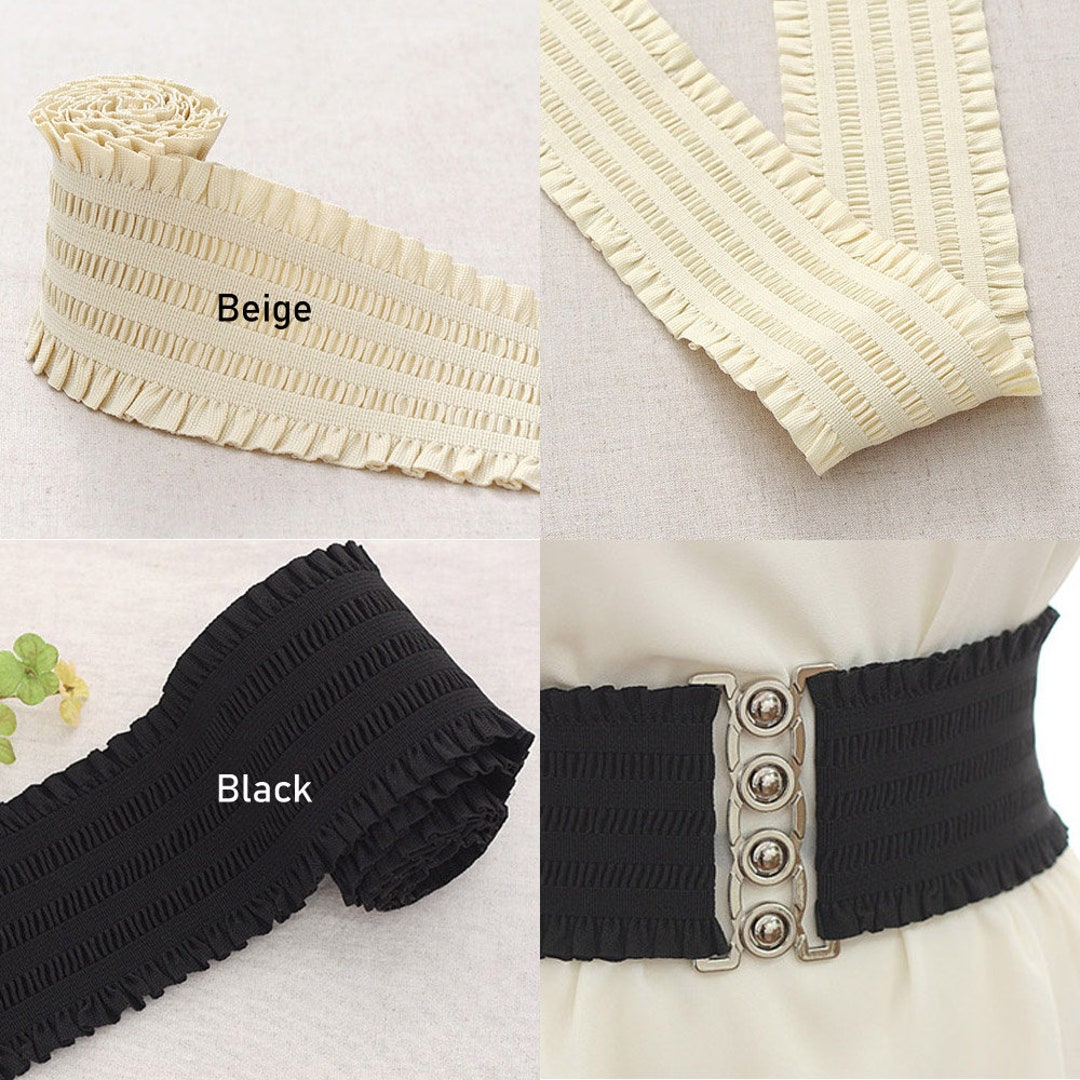 70mm Wide Flat Elastic Band 90cm Trim Waistband Gummiband Romantic ...