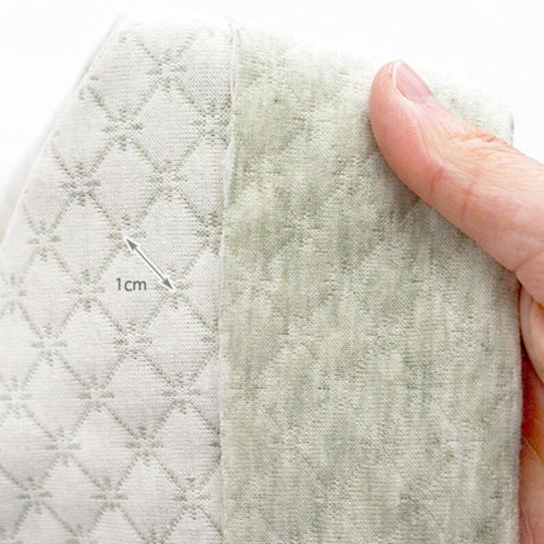 Dia Organic Cotton Knit Triple Fabric by the Yard 67 | Etsy