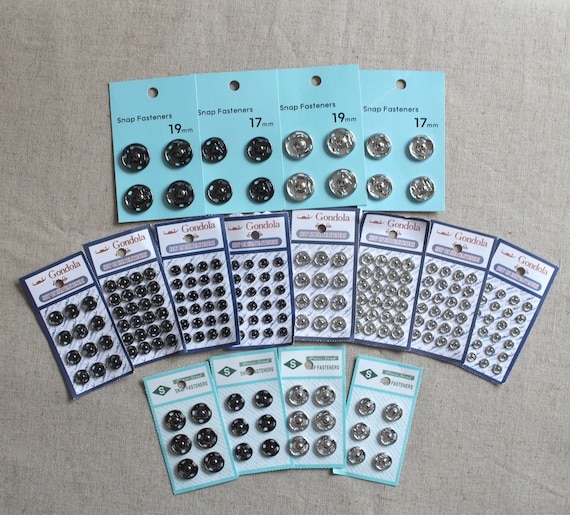 Premium Quality Snap Fasteners Round Snap Sew on Snaps - Etsy