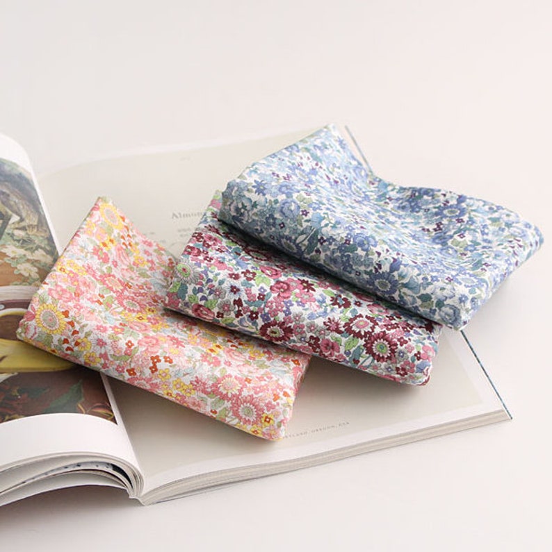 Cotton Fabric Flower Pattern by the Yards 44 Cozy Tone - Etsy