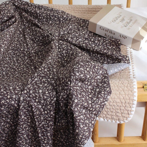 Premium Quality Cotton Fabric by the Yard Flower Fabric | Etsy