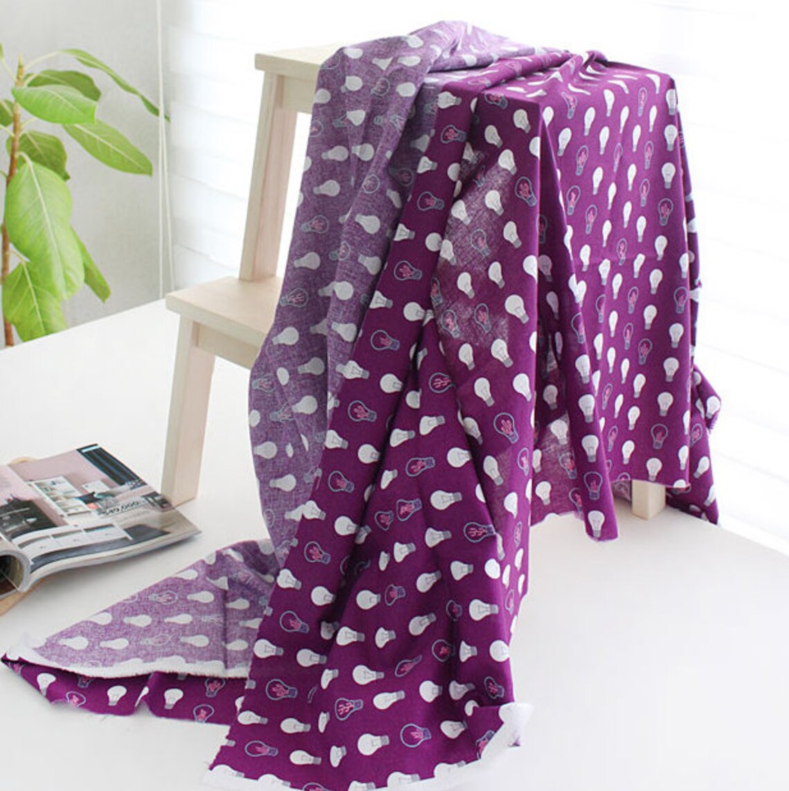 Premium Quality Cotton Fabric Flower Fabric by the Yard - Etsy UK