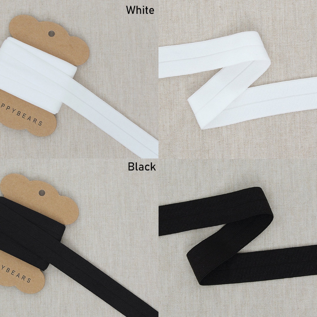 22mm Wide Ribbing Binding Knit Stretchy Cotton Lycra Band 180cm Trim ...