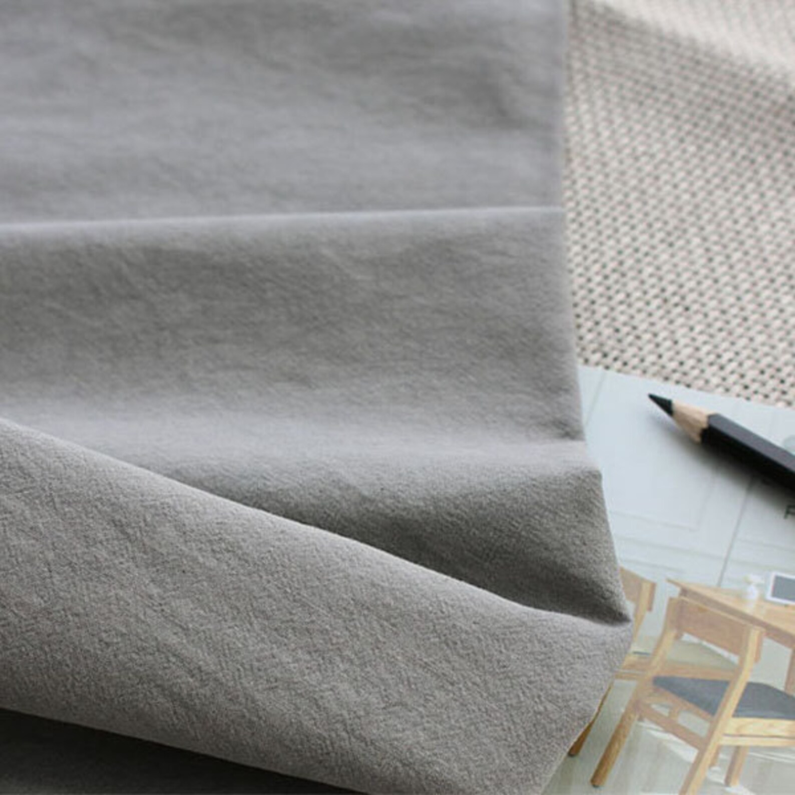 Washed Pigment Cotton Fabric by the Yards 63 Extra Wide Cozy Pigment ...