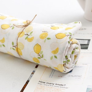 Premium Quality Lemon Cotton Knit Single Fabric by the Yard 73" Wide MR ...