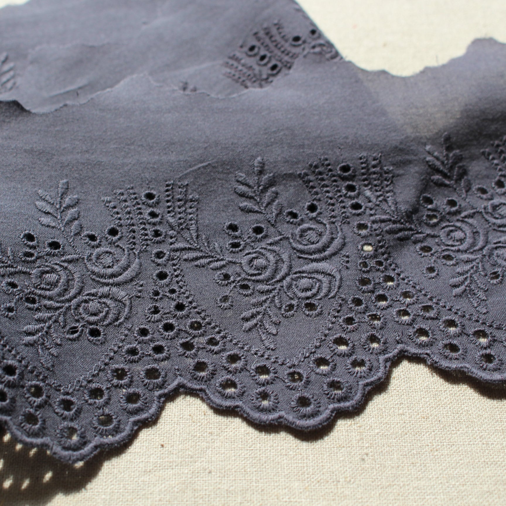 Premium Quality 1yds Broderie Anglaise Cotton Lace Trim 11.5cm - Etsy