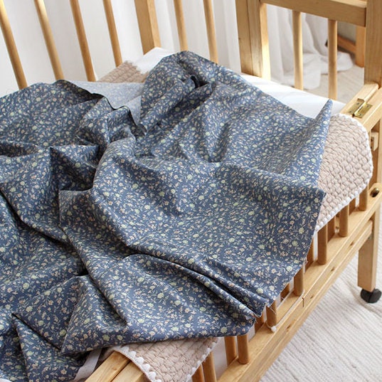 Premium Quality Cotton Fabric by the Yard Flower Fabric | Etsy