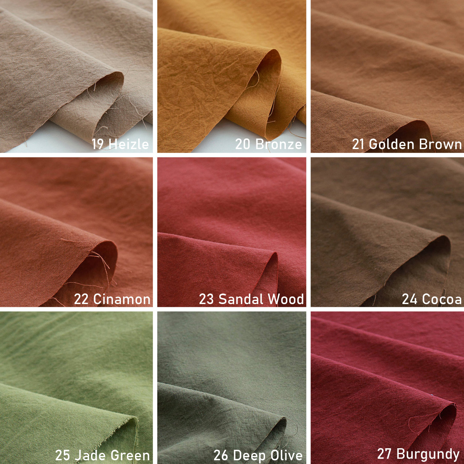 Premium Quality Cotton Fabric by the Yard Solid Fabric | Etsy