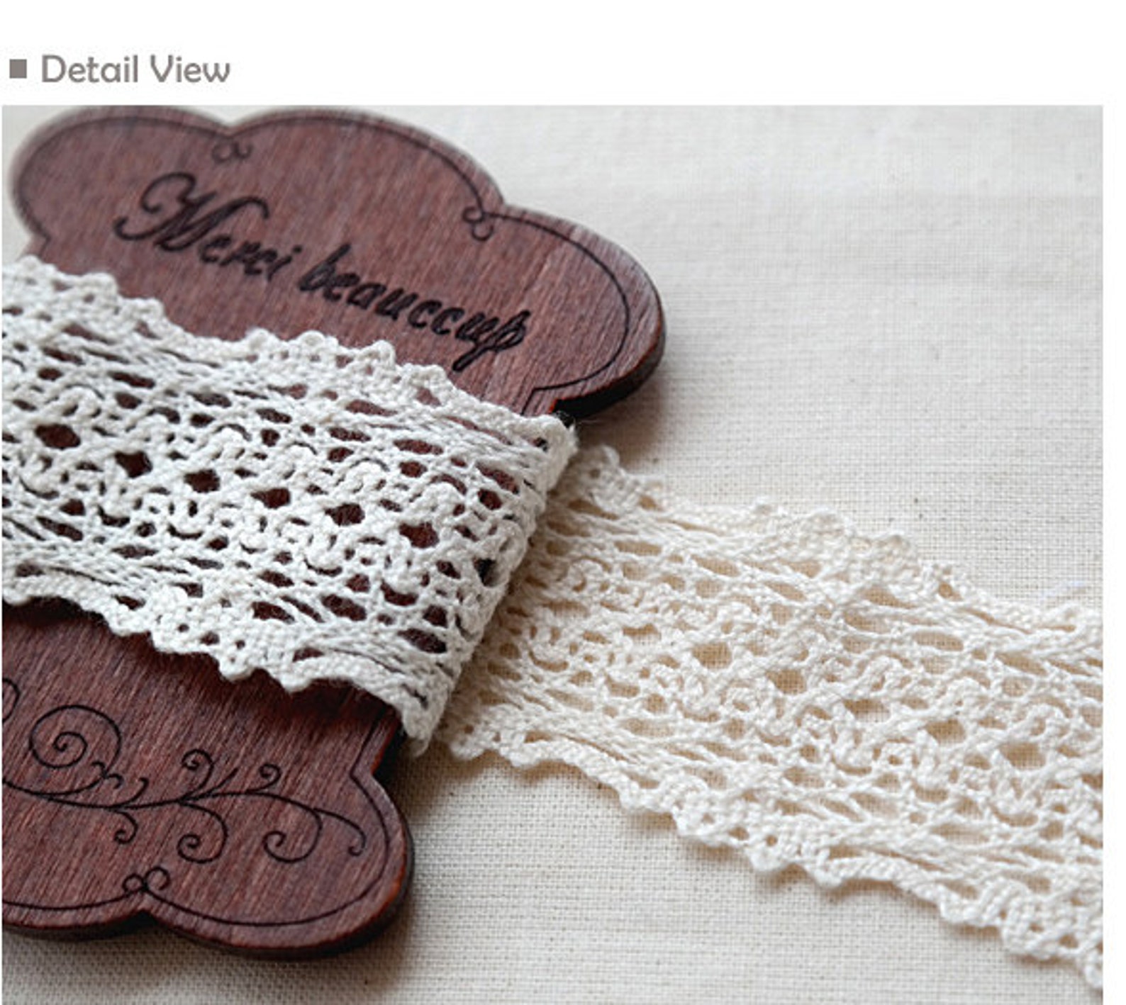 2Y Vintage Cotton Lace Crochet Trim 1.23cm Natural - Etsy