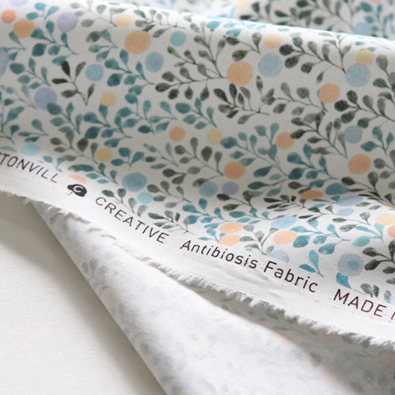 Cotton Fabric by the Yard Flower Fabric 44 Wide SG | Etsy