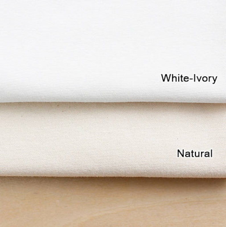 Solid Organic Cotton Cylinder Type Knit Single Fabric by the - Etsy