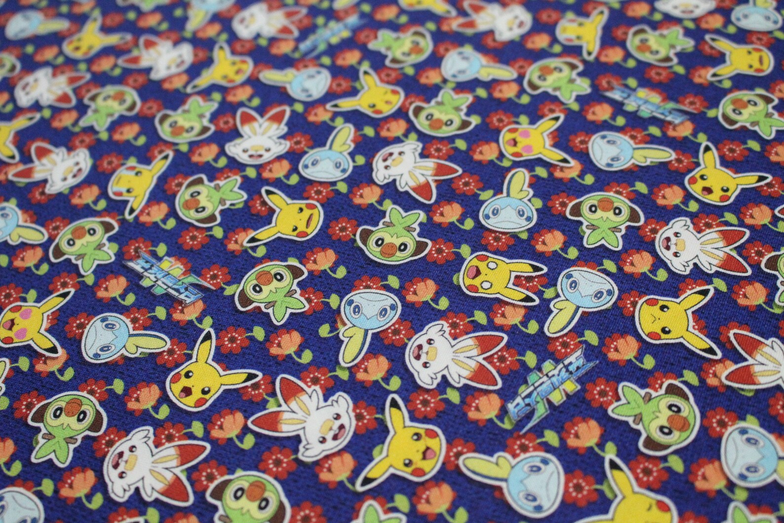 Half Yard Pokemon Fabric Pokemon W Pikachu Character Fabric - Etsy