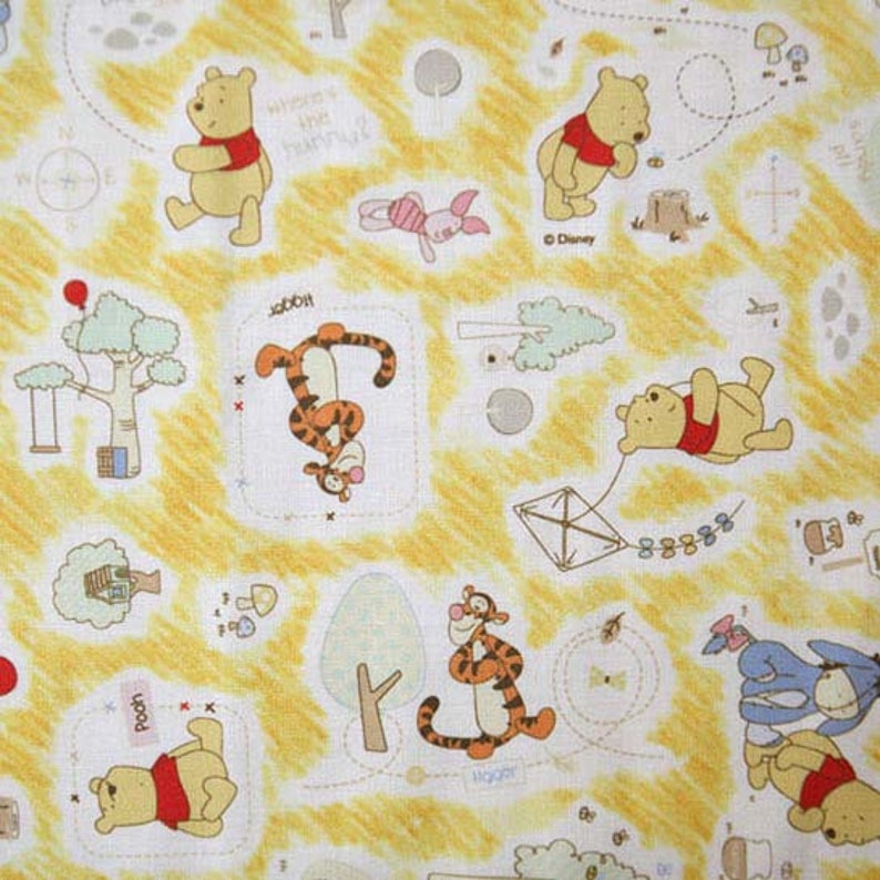 Disney Cotton Fabric Character Fabric by the Yard 44 | Etsy