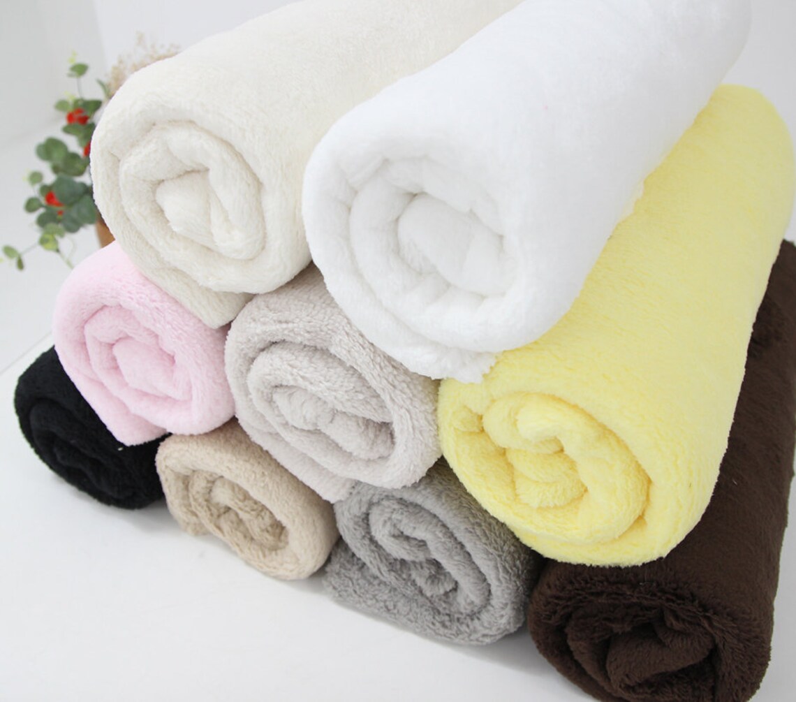 Premium Quality Fleece Fabric by the Yard Faux Fur Fabric by the Yard ...