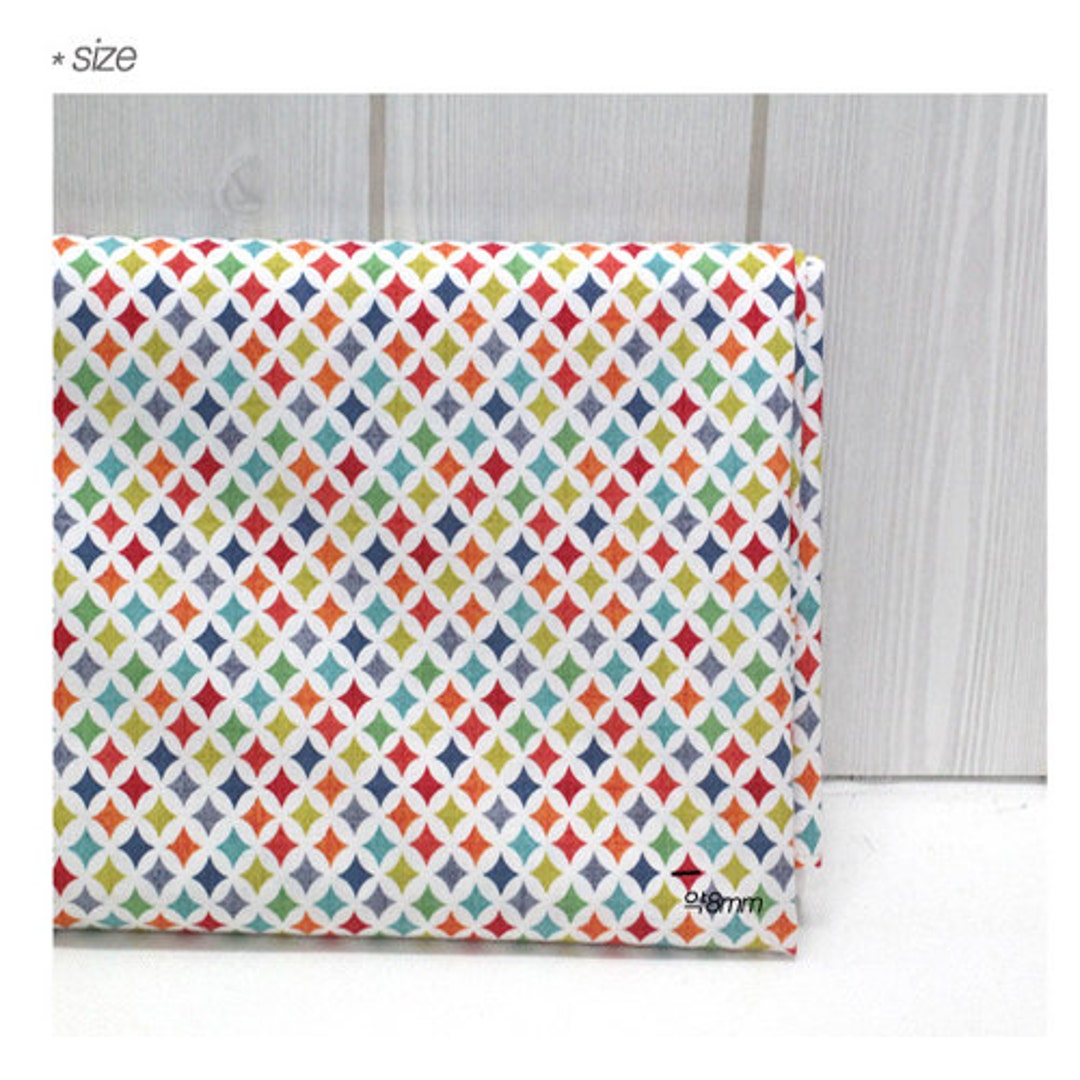 Cotton Fabric Dia Fabric by the Yard 44 Wide Cozy Shiny Diamond - Etsy