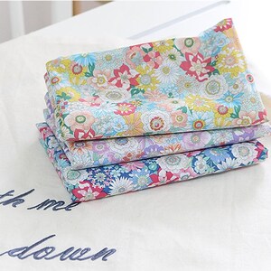 Premium Quality Cotton Asa Fabric Vintage Flower by the Yard 60" Wide ...