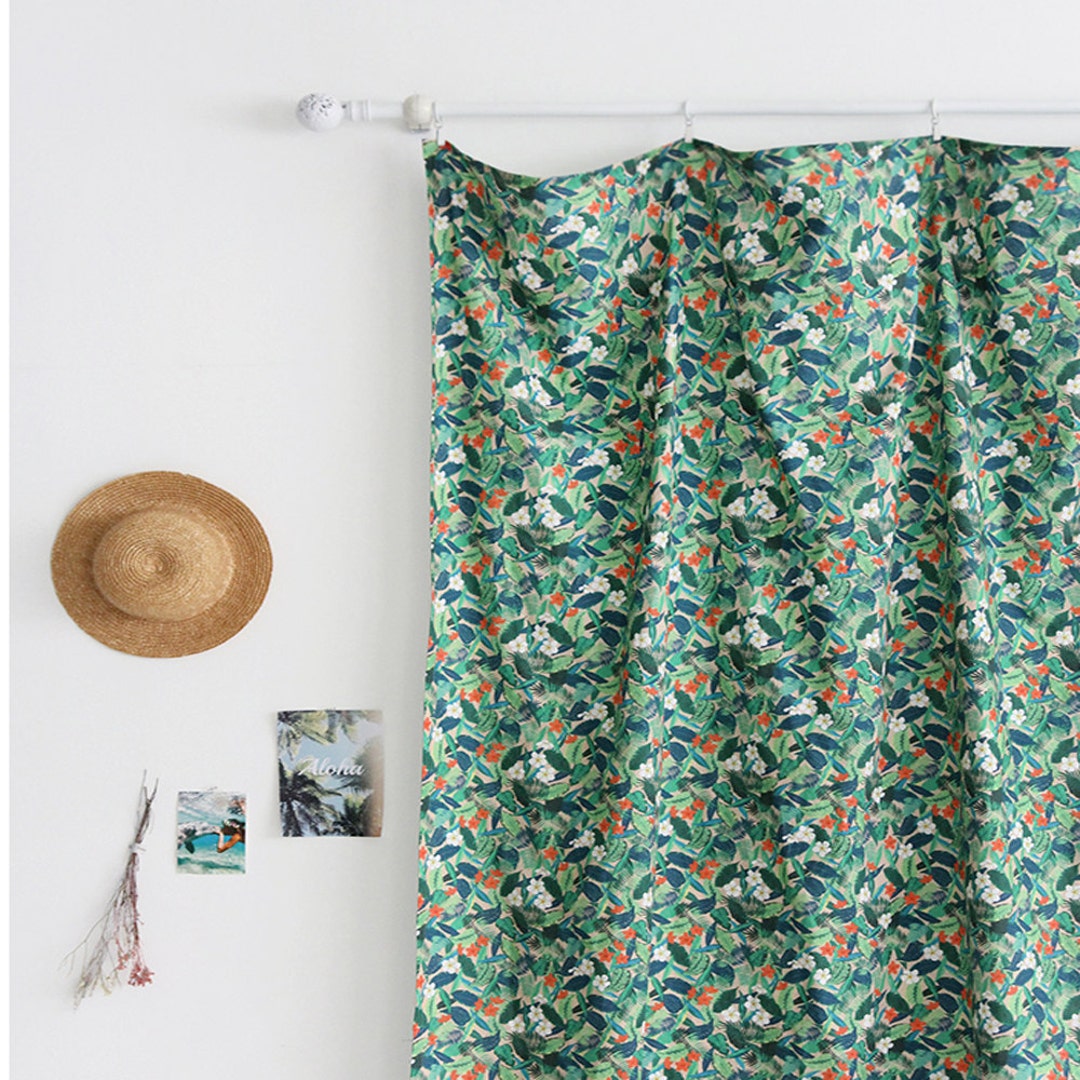 Cotton Fabric Hawaii Aloha Fabric by the Yard 44" Wide Cozy Aloha - Etsy