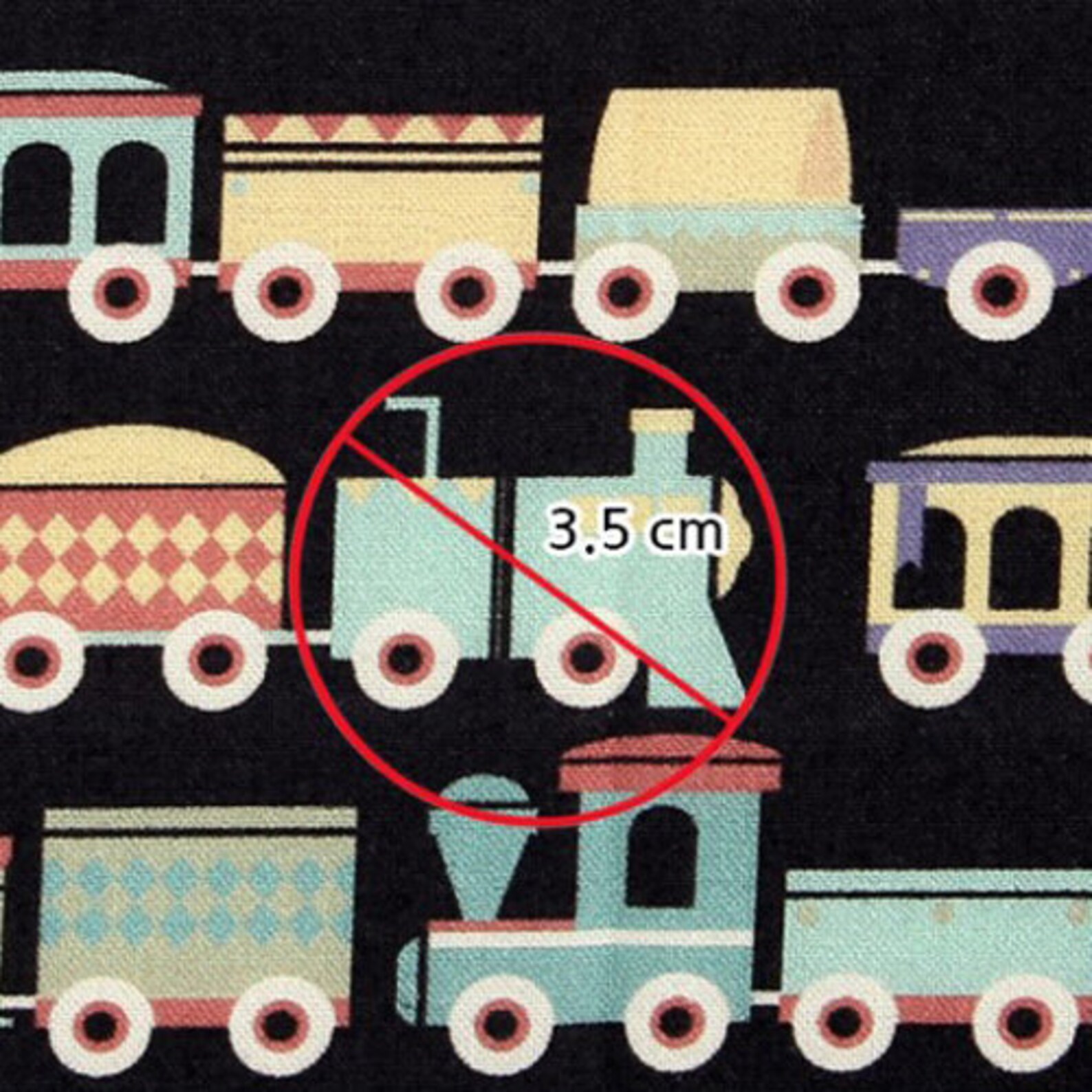 Cotton Fabric by the Yard Train Fabric 44 Wide KW Toy | Etsy