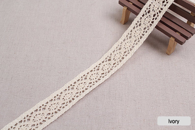 2yds Broderie Anglaise Vintge Wedding Ribbon Cotton Lace - Etsy